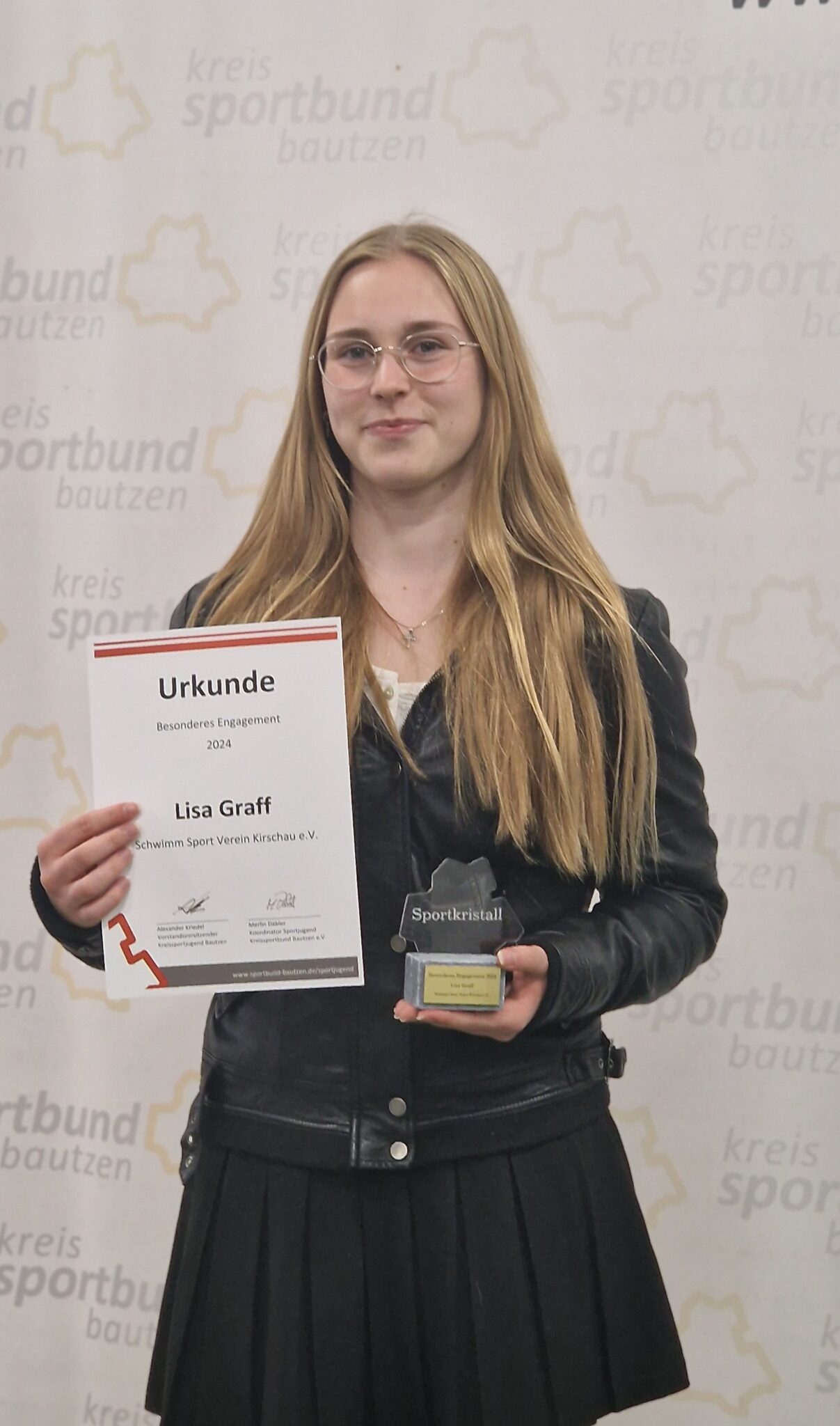 Auszeichnung für Lisa Graff – Schwimmsportverein Kirschau e.V.
